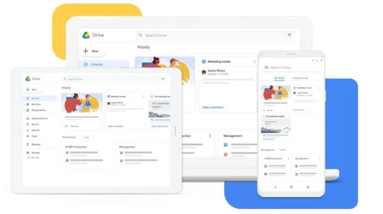Phân biệt My Drive và Bộ nhớ dùng chung trong Google Drive