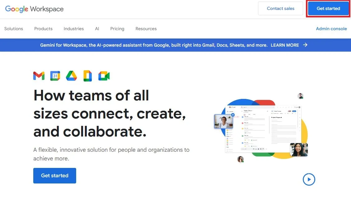 04 bước lập mail mới với tài khoản Google Workspace