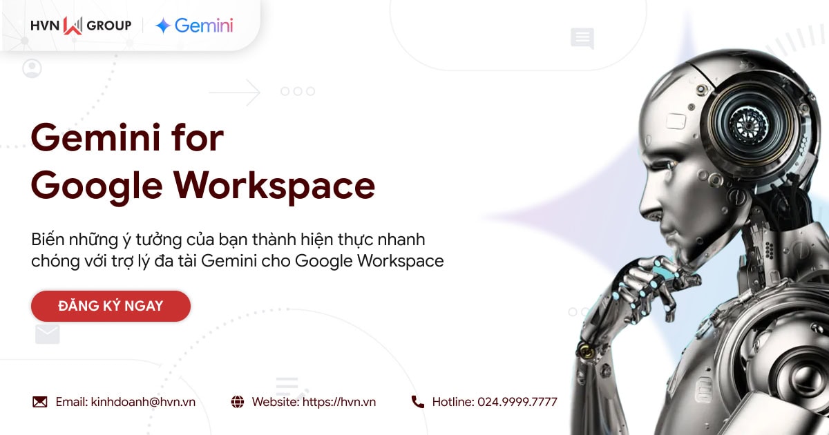 Đăng Ký Dùng Thử Gemini 30 ngày & Bảng Giá Mới Nhất Tại HVN